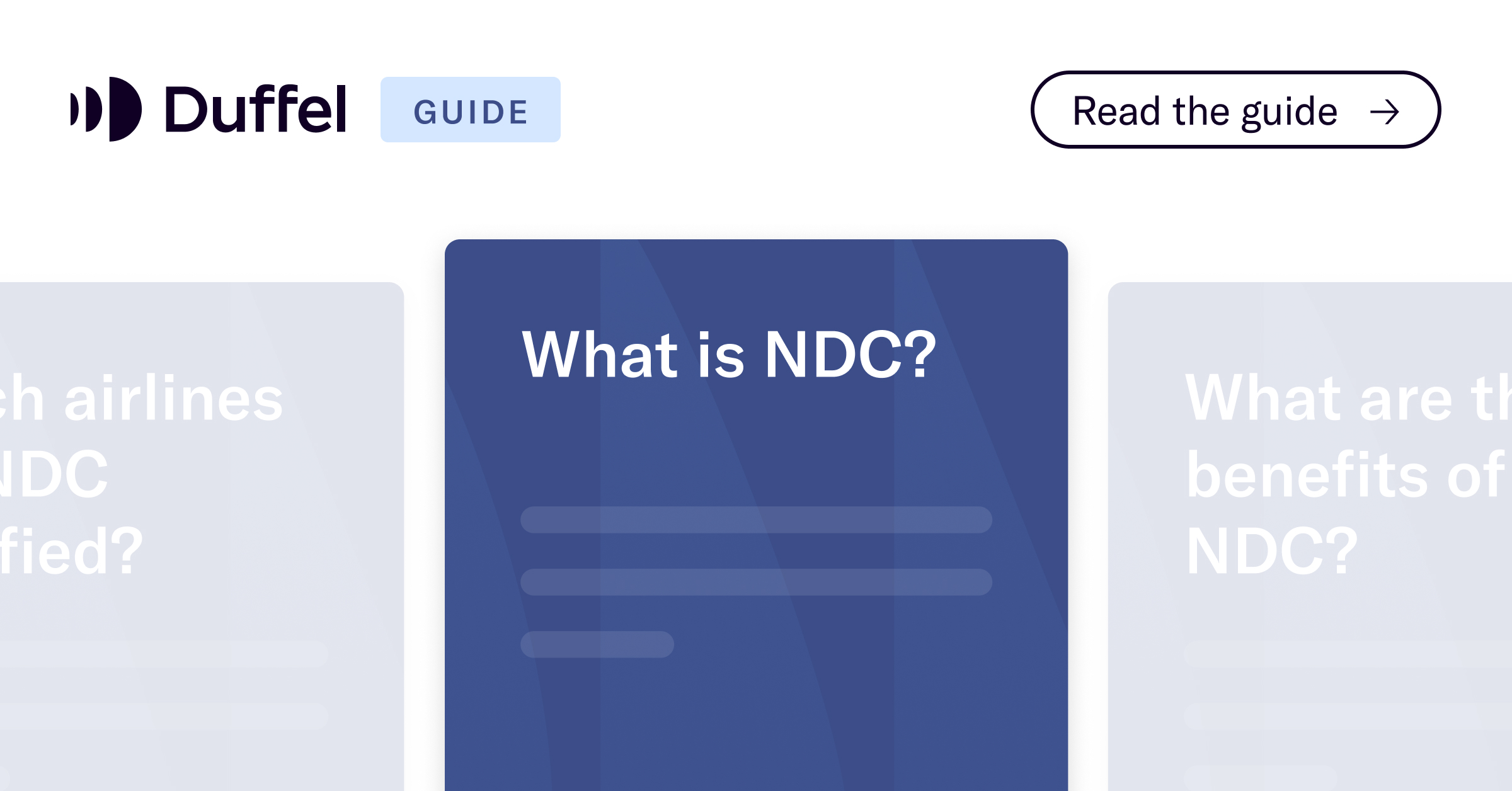 What Is New Distribution Capability Ndc Duffel